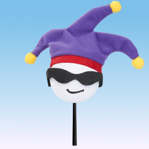 Coolballs Cool Jester Car Antenna Topper / Mirror Dangler / Auto Dashb