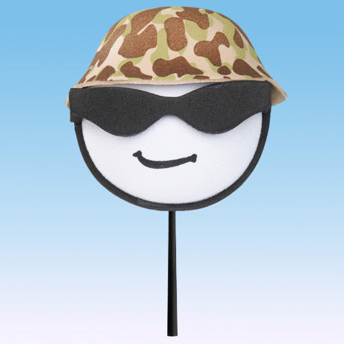 Coolballs Cool Army Car Antenna Topper - Thin Antenna Fit